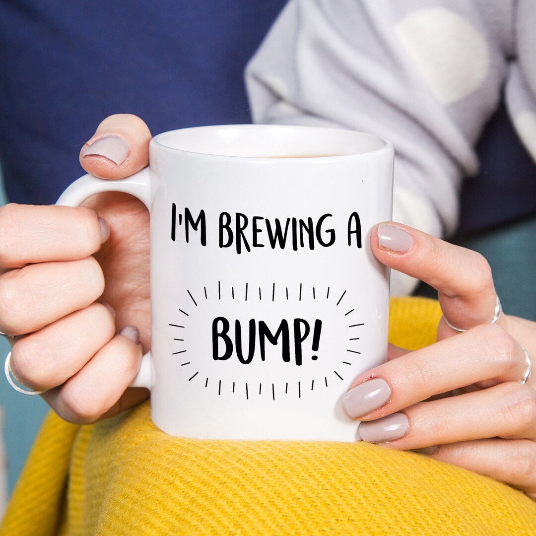 Mum to Be 'i'm Brewing A Bump' Ceramic Mug - Etsy