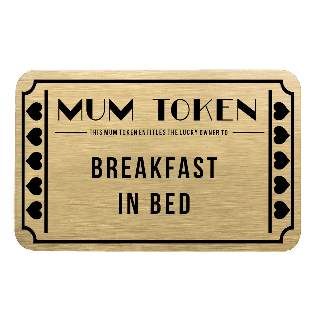 Mother's Day Mum Token Personalised Gift Voucher - Etsy UK