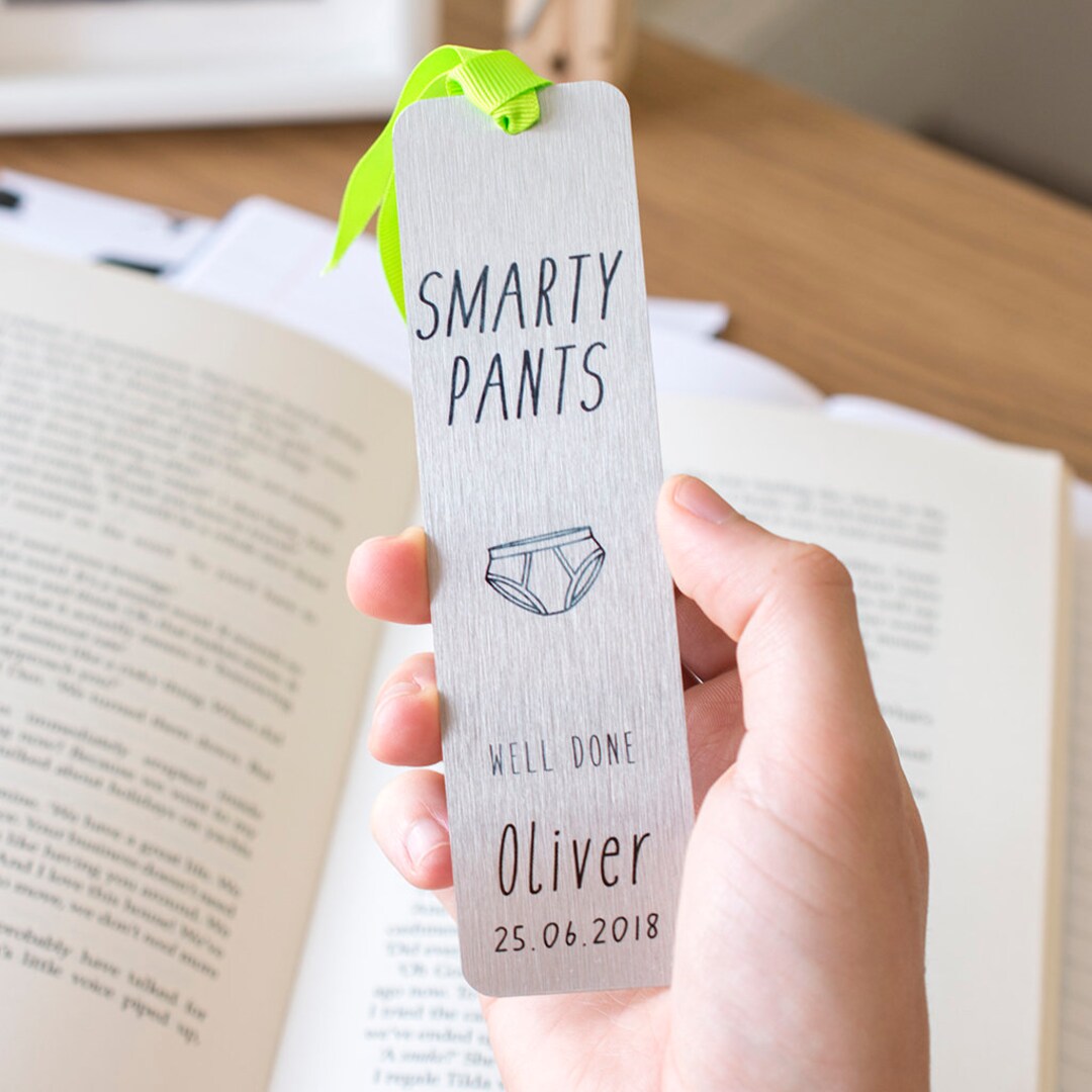 Personalised 'smarty Pants' Graduation Bookmark - Etsy