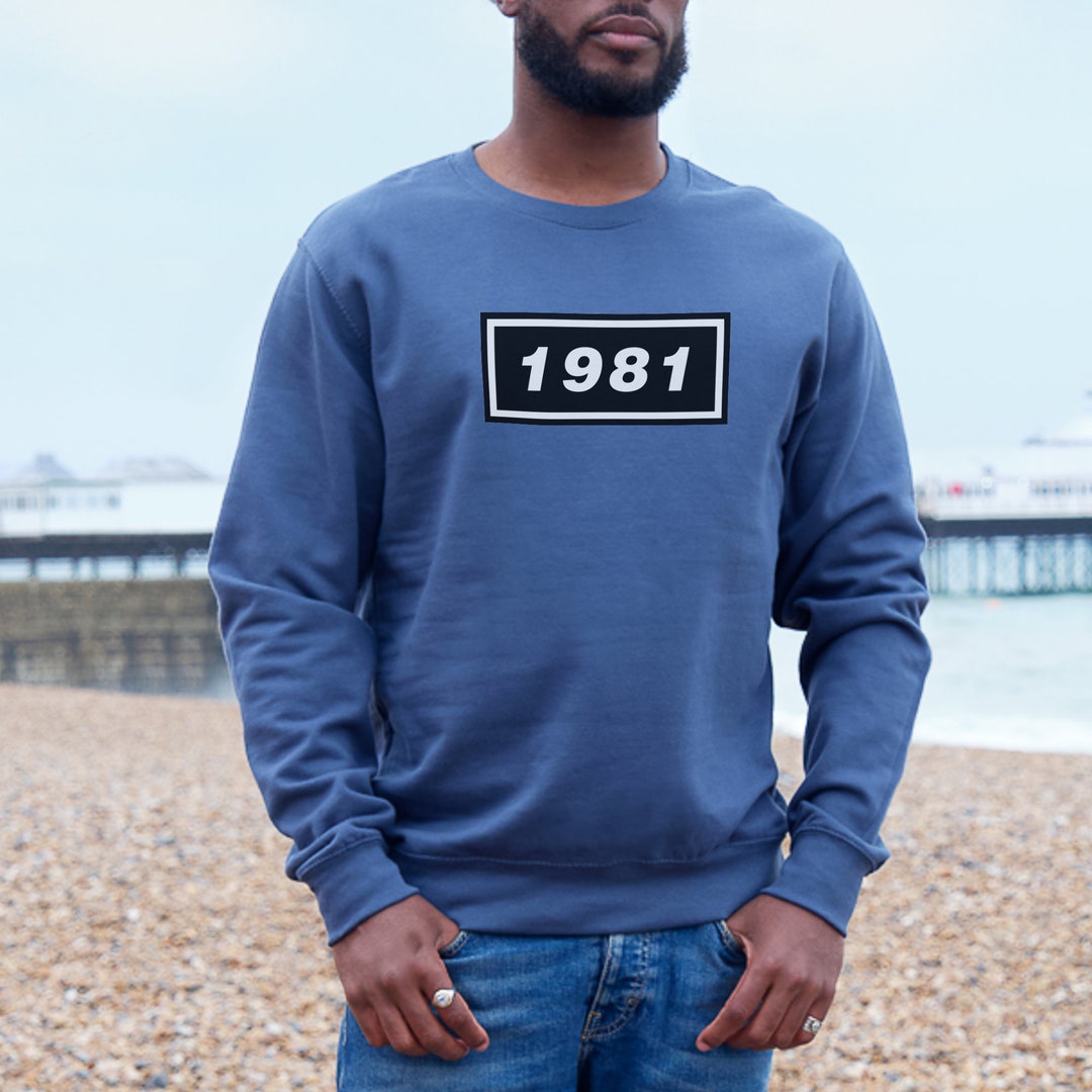 Personalised Birth Year Britpop Band Mens Sweatshirt - Etsy