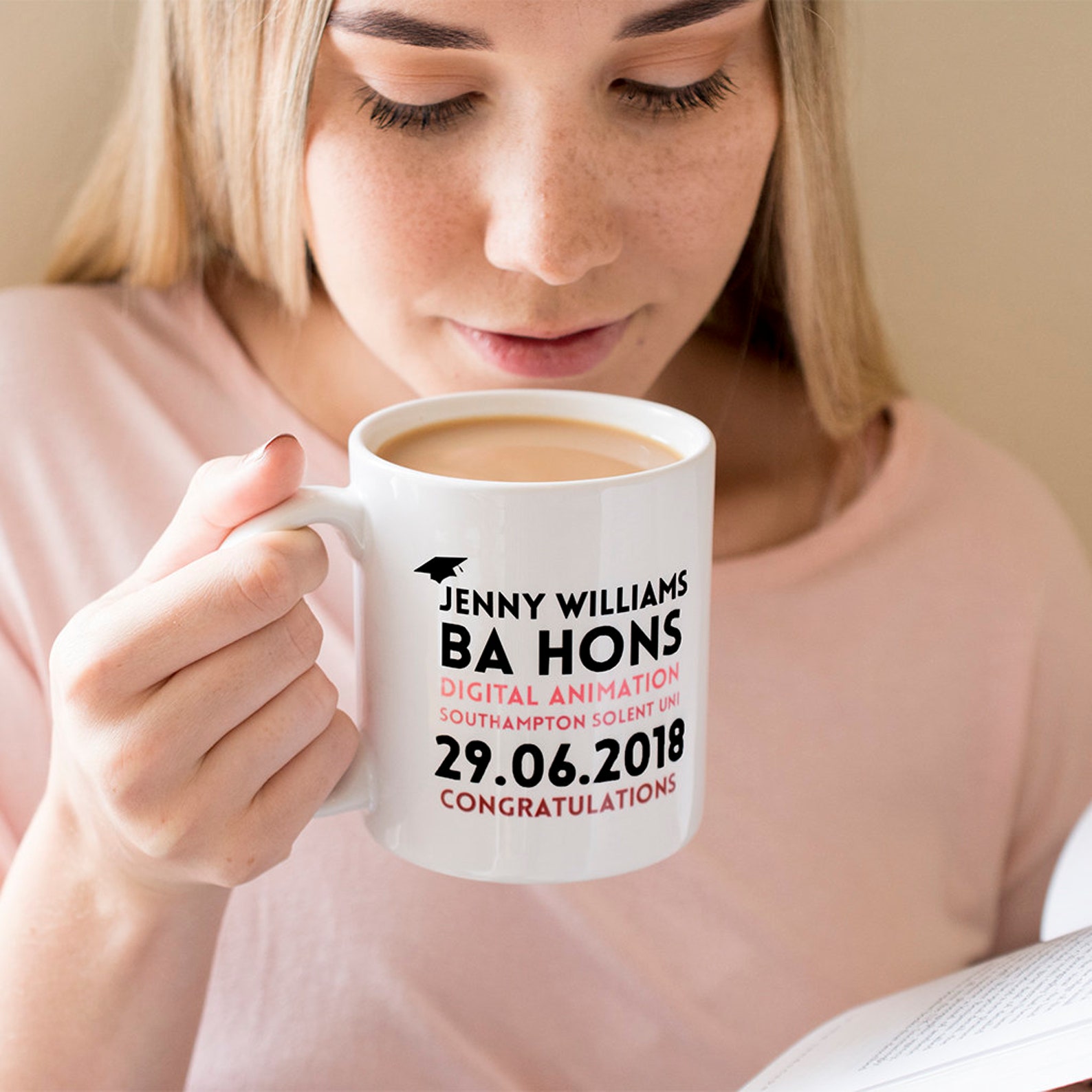 Graduation Personalised Name and Post Nominal Letters Ceramic | Etsy