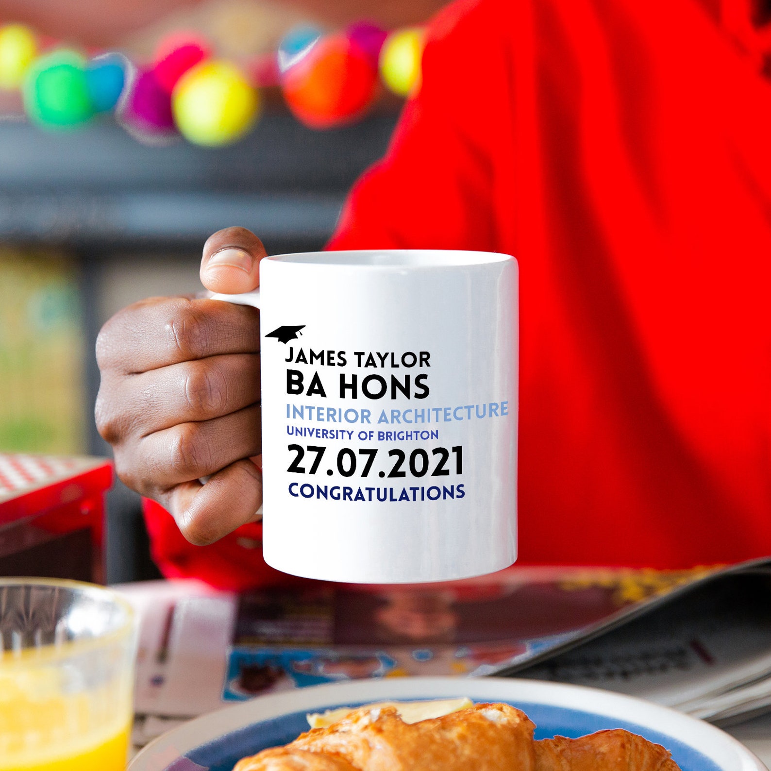 Graduation Personalised Name and Post Nominal Letters Ceramic - Etsy