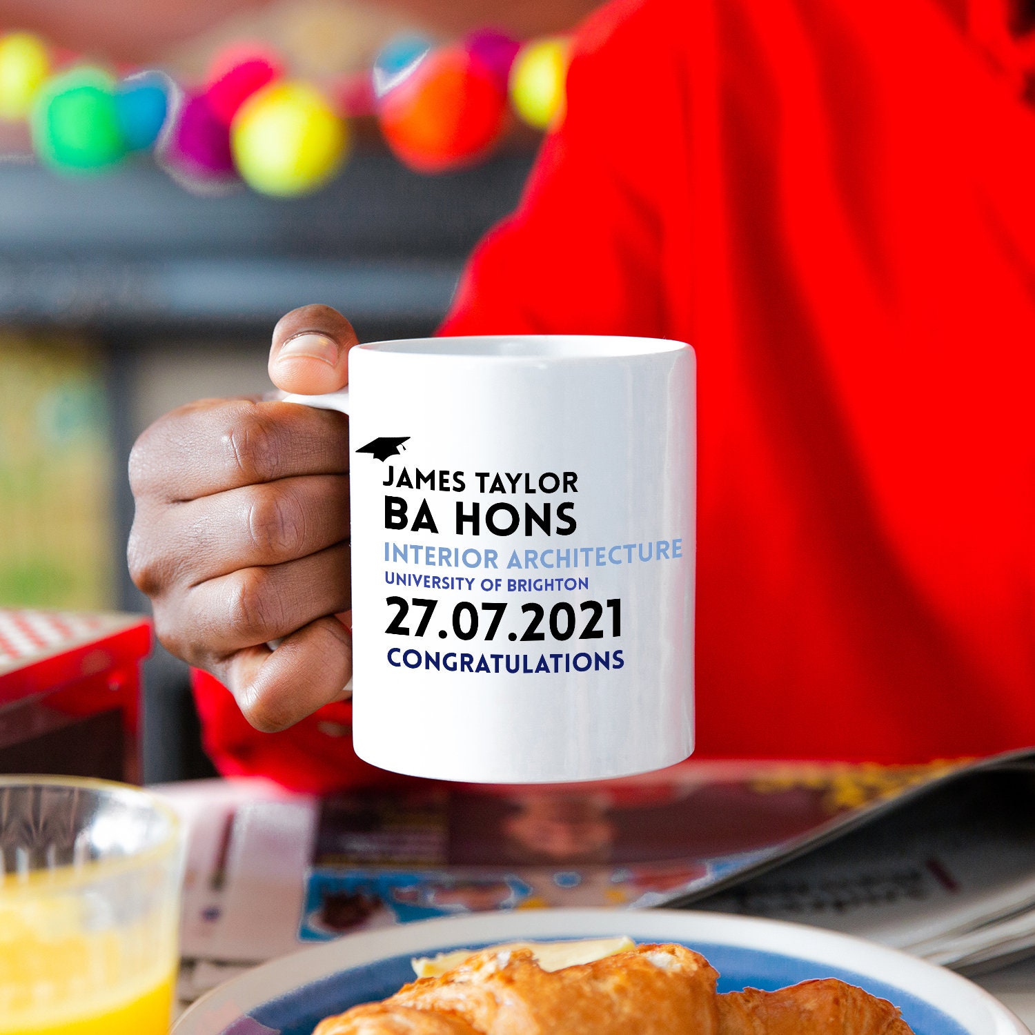 Graduation Personalised Name and Post Nominal Letters Ceramic - Etsy