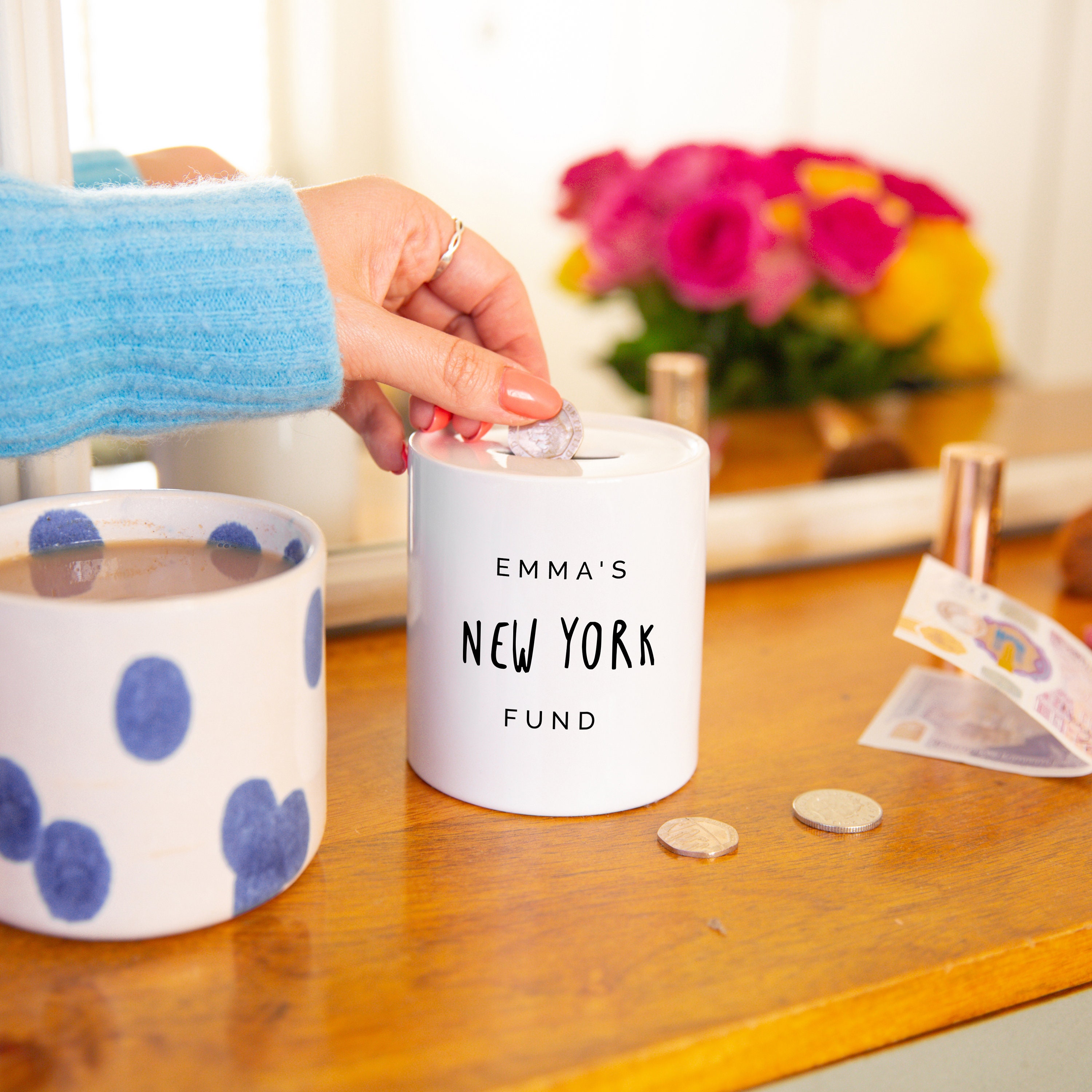 Personalised Name and Fun Money Box | Etsy