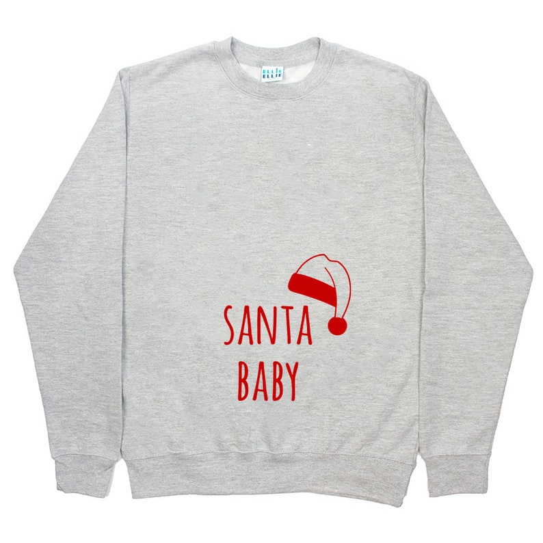 Santa Baby Mum To Be Christmas Jumper Sweatshirt | Etsy