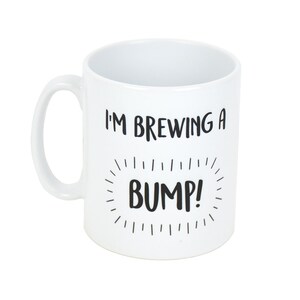 Mum to Be 'i'm Brewing A Bump' Ceramic Mug - Etsy