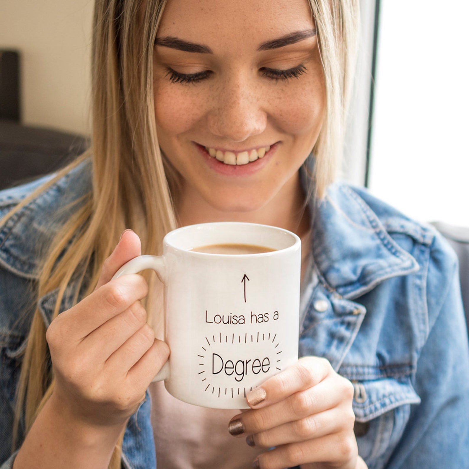 Graduation Personalised Name 'i've Got A Degree' Ceramic Mug - Etsy
