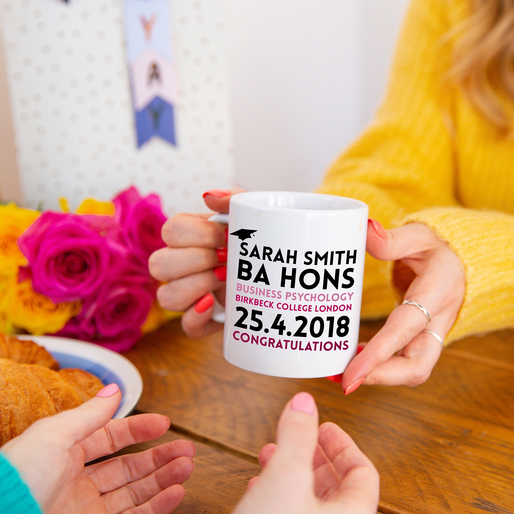 Graduation Personalised Name and Post Nominal Letters Ceramic - Etsy