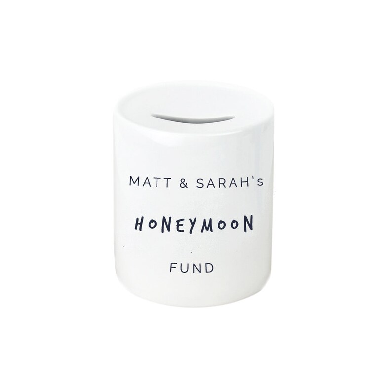 Couples Personalised Money Box Savings Fund | Etsy UK
