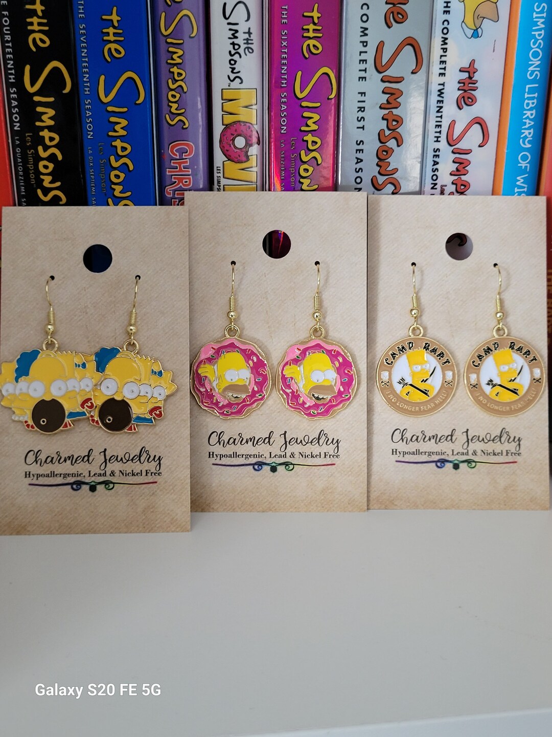 D'oh Earrings Cute Cartoon Inspired Earrings Inspired by - Etsy
