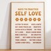 Self Love Print - Retro Aesthetic - Self Care Print - Affirmations Wall ...