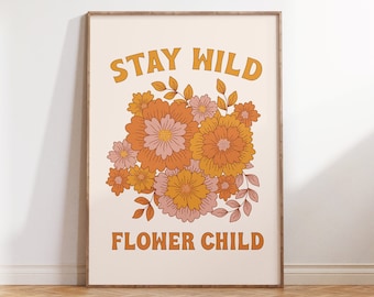 Retro Flower Child - Etsy
