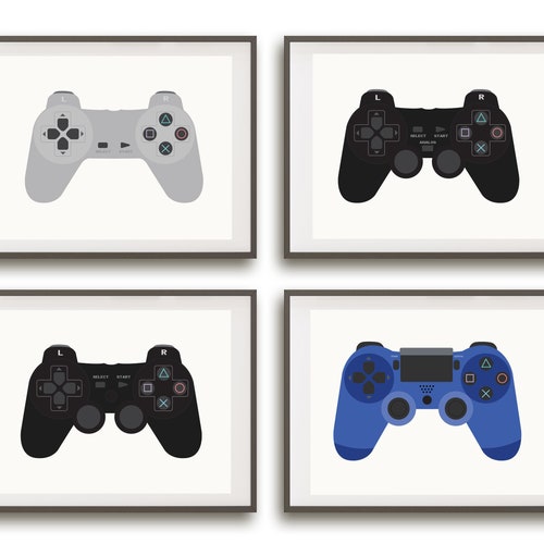 Gaming Art Video Game Controller Prints Retro Video Game - Etsy