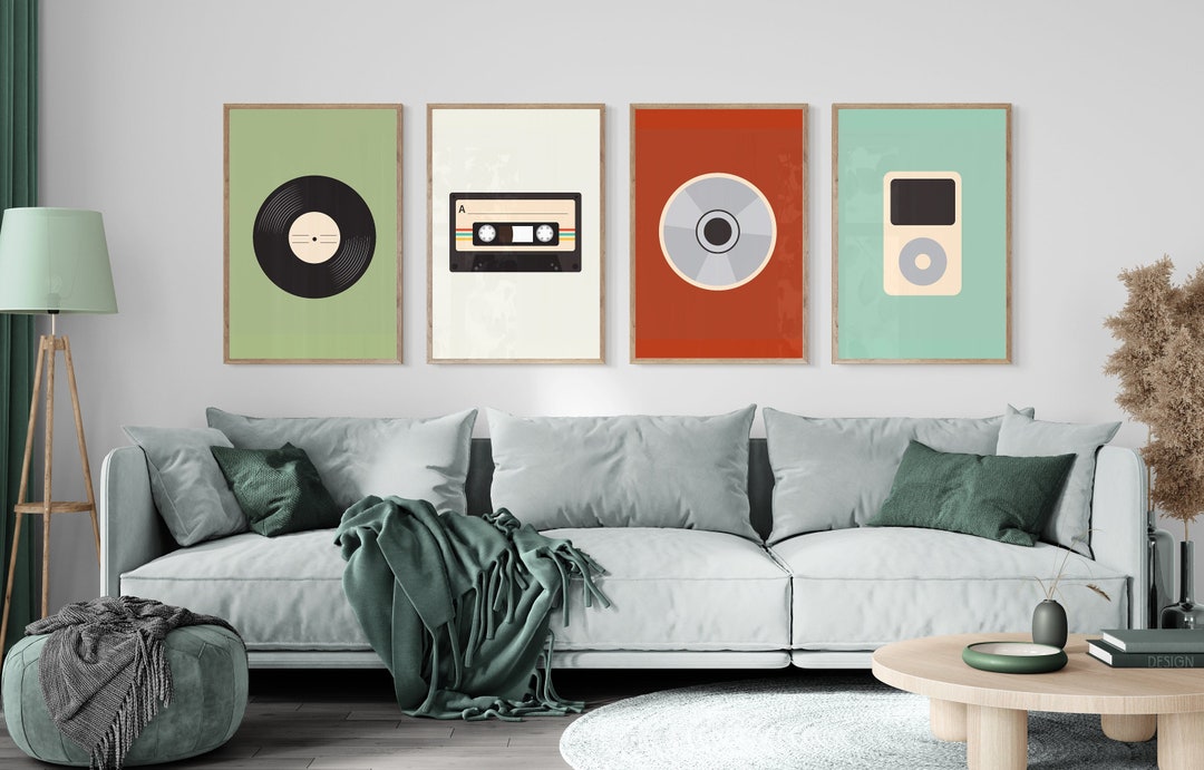 Music Prints, Music Evolution Art Print, Music Poster, Minimalist Art ...