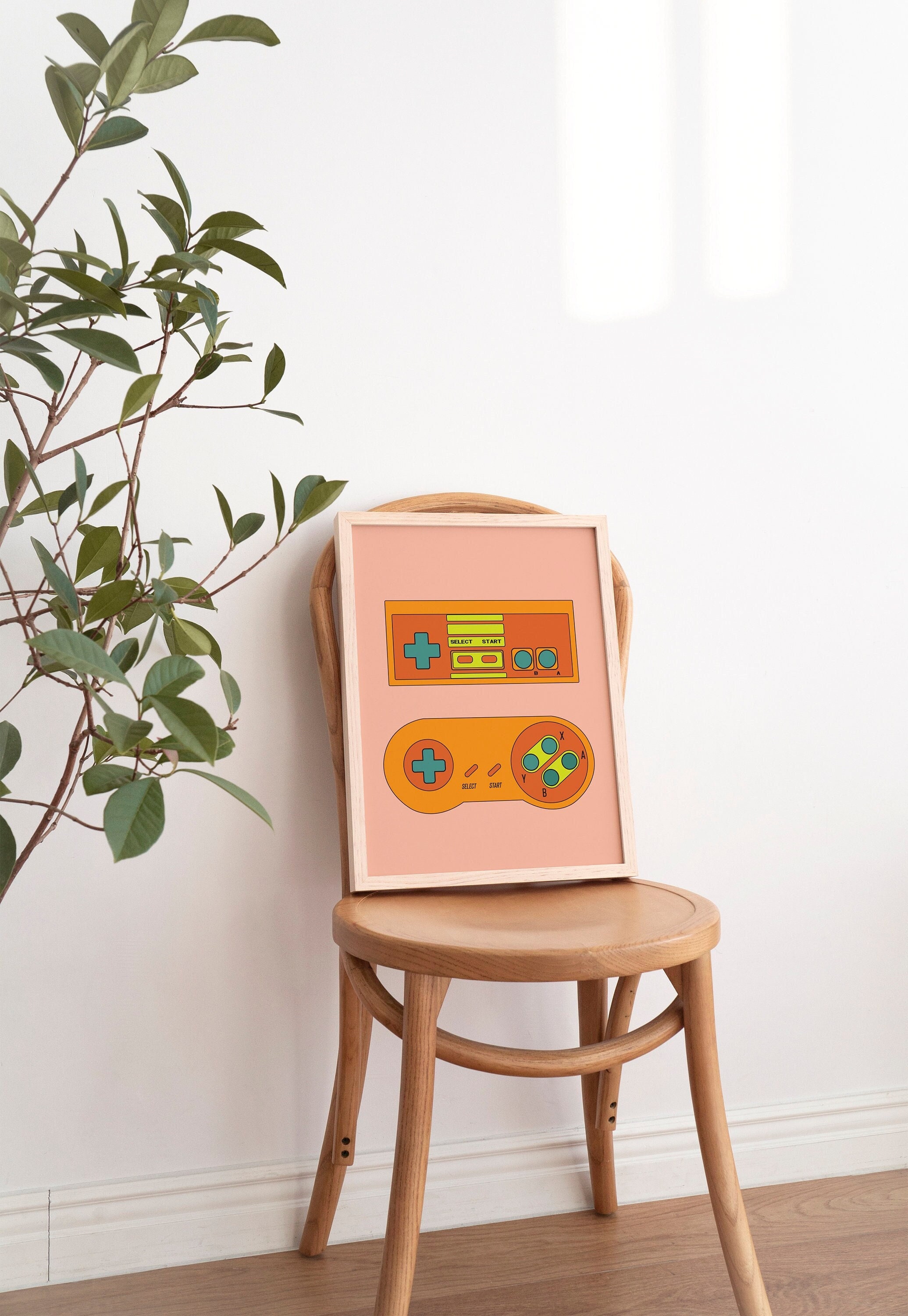 Retro Video Game Art PRINTABLE ART Gaming Print Retro Game | Etsy