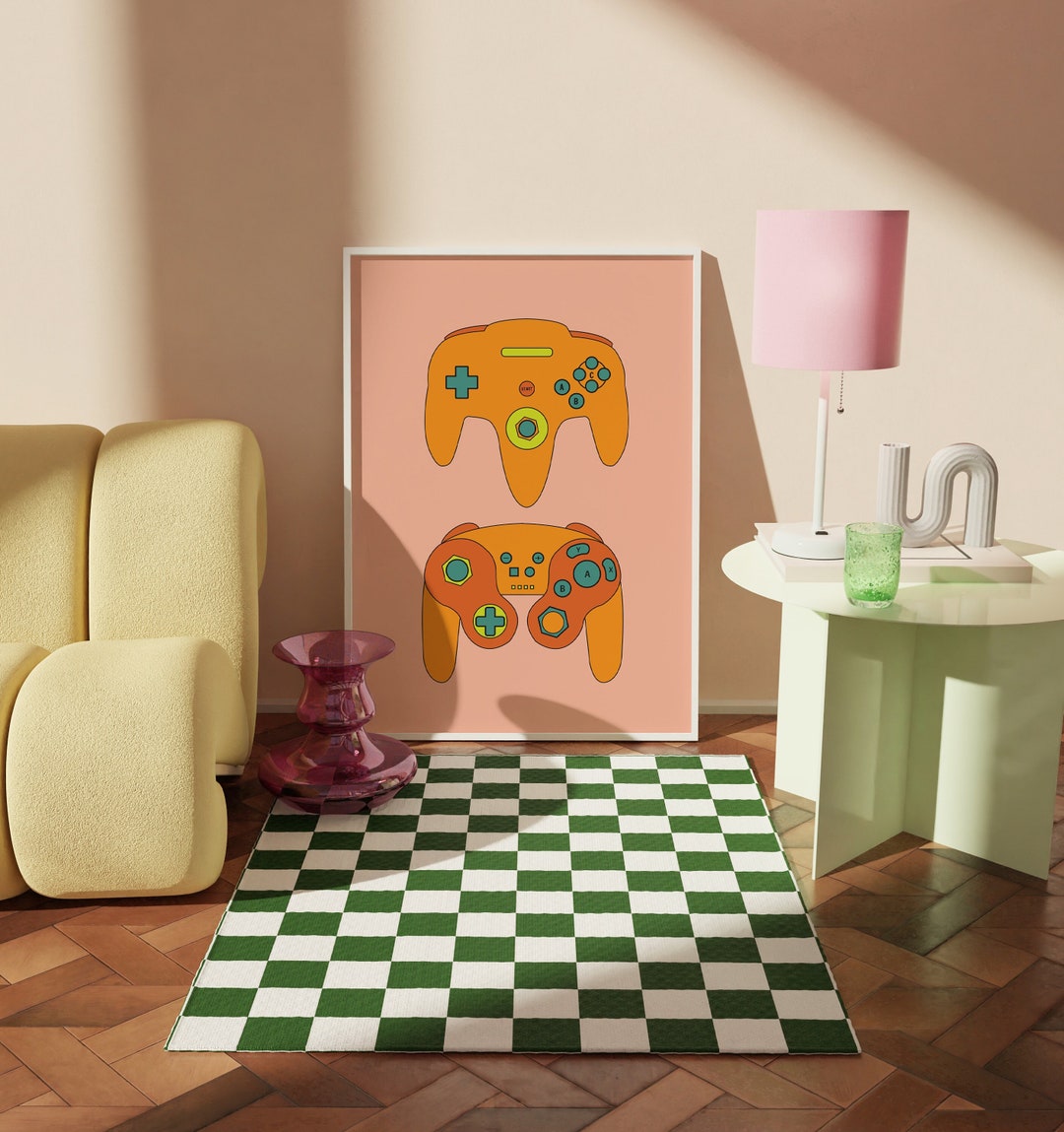 Retro Video Game Art, 90s Wall Art, Gaming Print, Retro Game ...