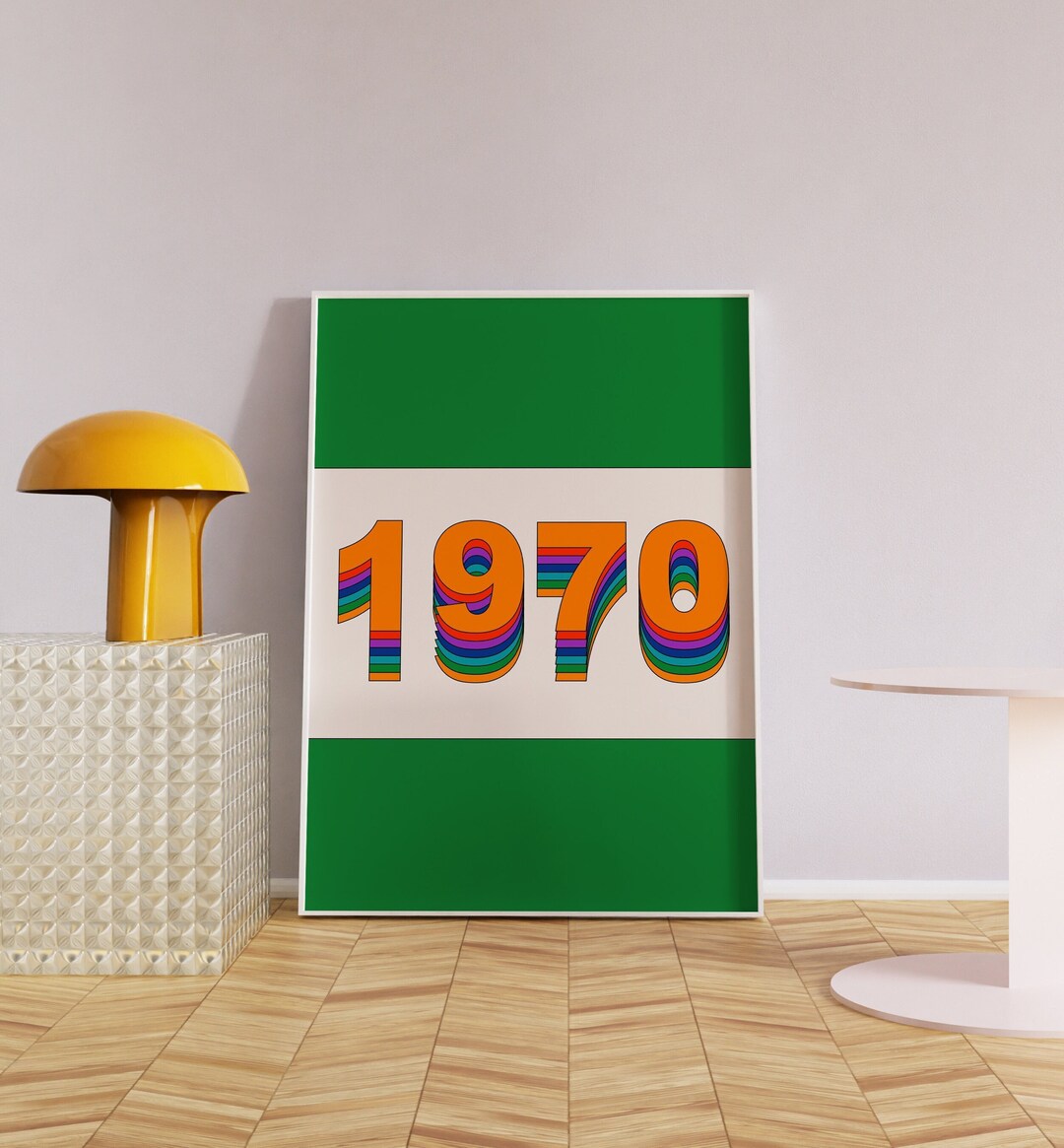 1970s Wall Art, 1970s Print, Retro Decor, Indie Poster Design ...