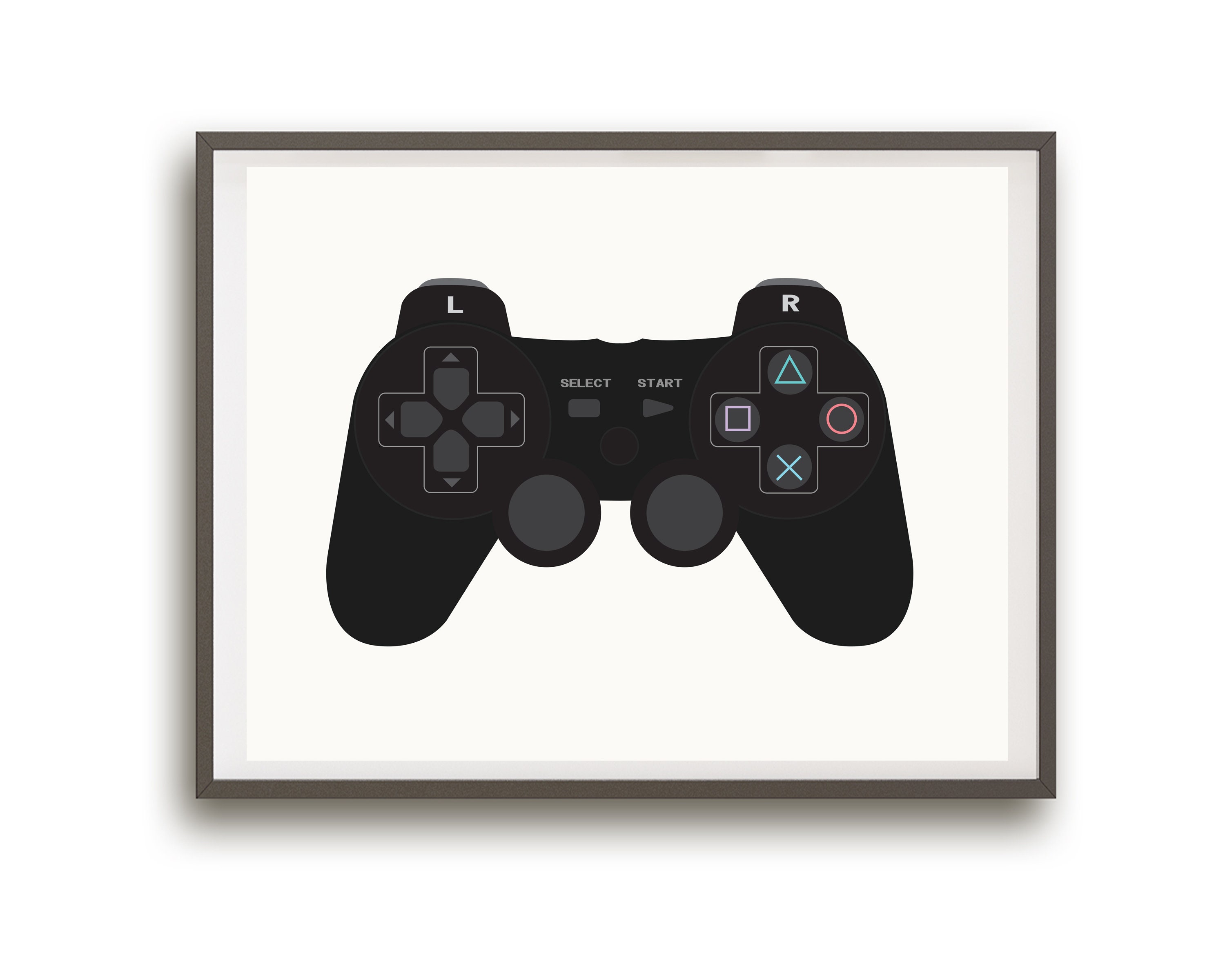 Controller Prints Video Game Art Gaming Art Gift for | Etsy