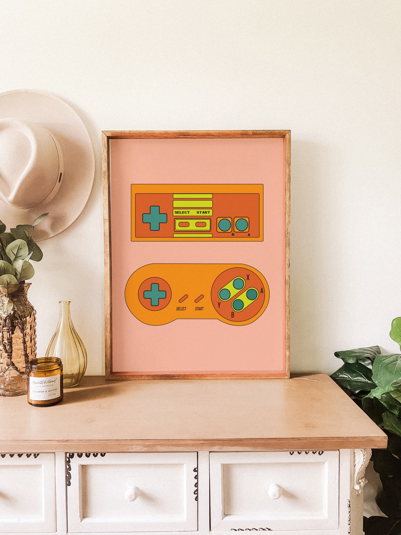 Retro Video Game Art PRINTABLE ART Gaming Print Retro Game | Etsy