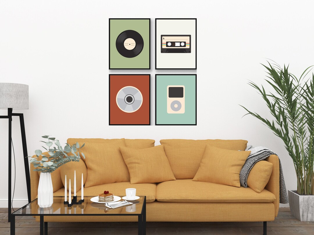 Music Art - Retro Music Prints - Music Through the Ages - Record ...