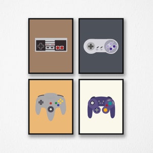 Gaming Art - Video Game Controller Prints - Retro Video Game Art ...