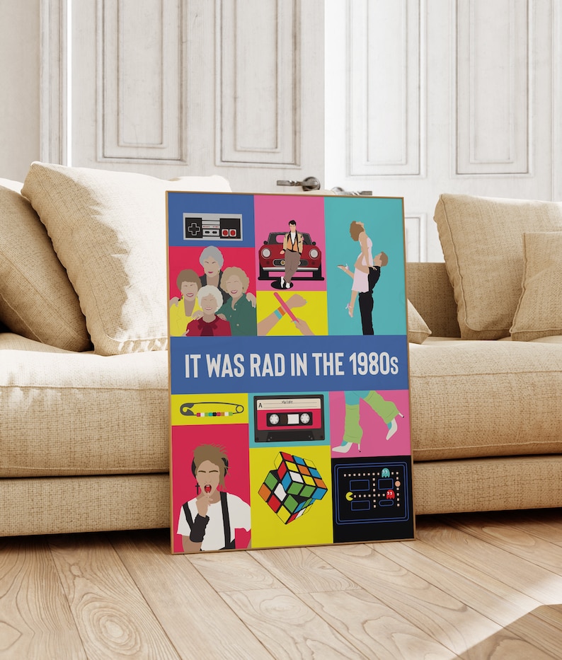 Pop Culture Wall Art, 80s Poster, Minimalist Movie Poster, Minimalist ...