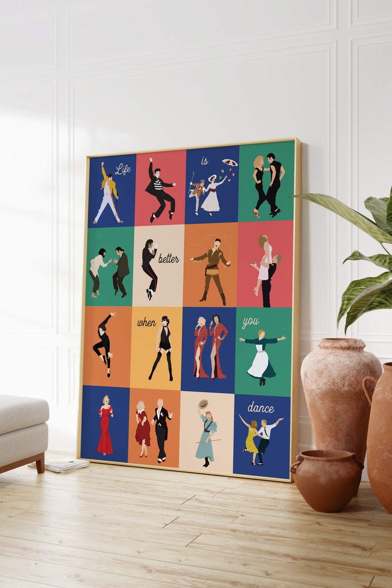 Dance Poster Movie Poster Music Poster Dance Wall Art - Etsy