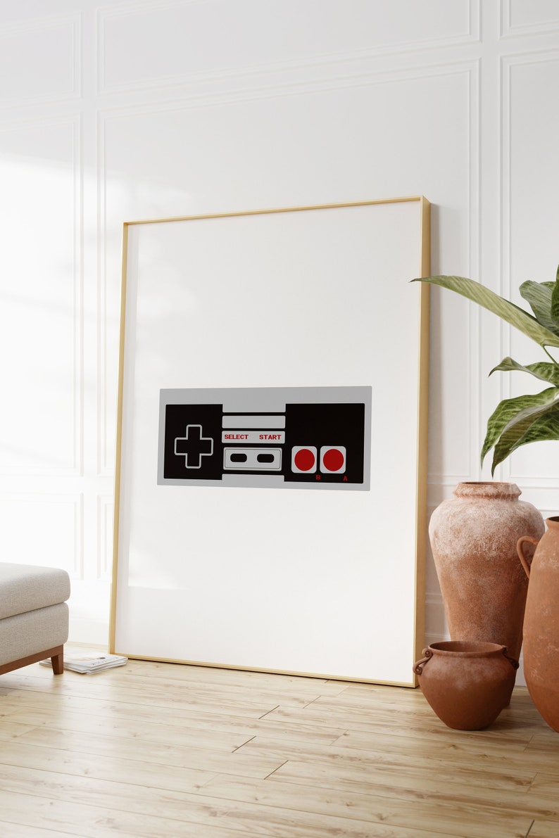 Video Game Art - Video Game Poster - Set of 6 Prints - Game Room Decor ...