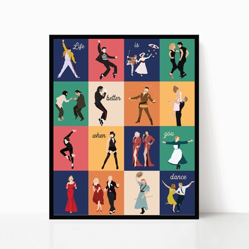 FRAMED Everybody Dance Now Music Poster Pop Culture Print - Etsy