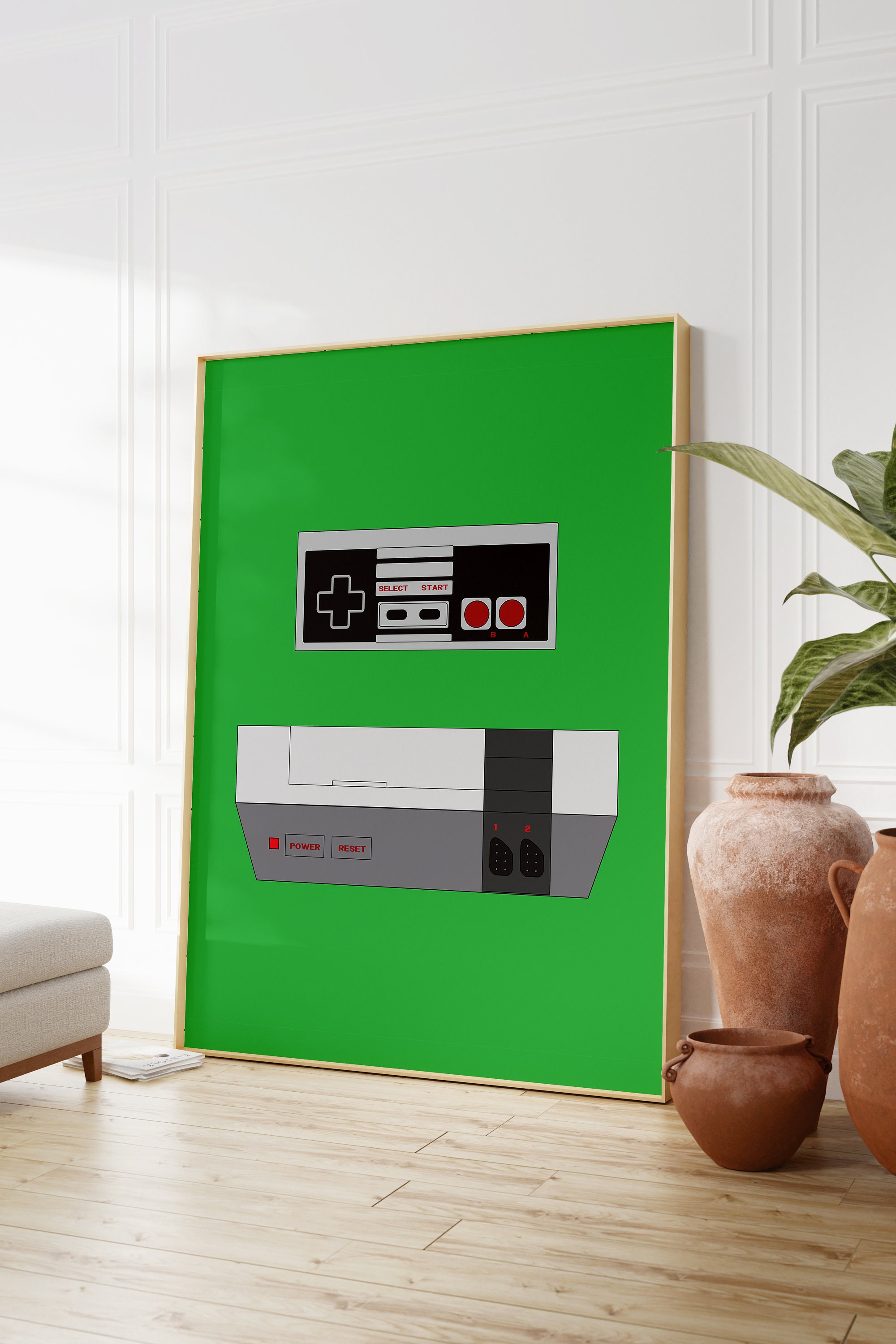Retro Gaming Art PRINTABLE ART 90s Art Print Video Game | Etsy