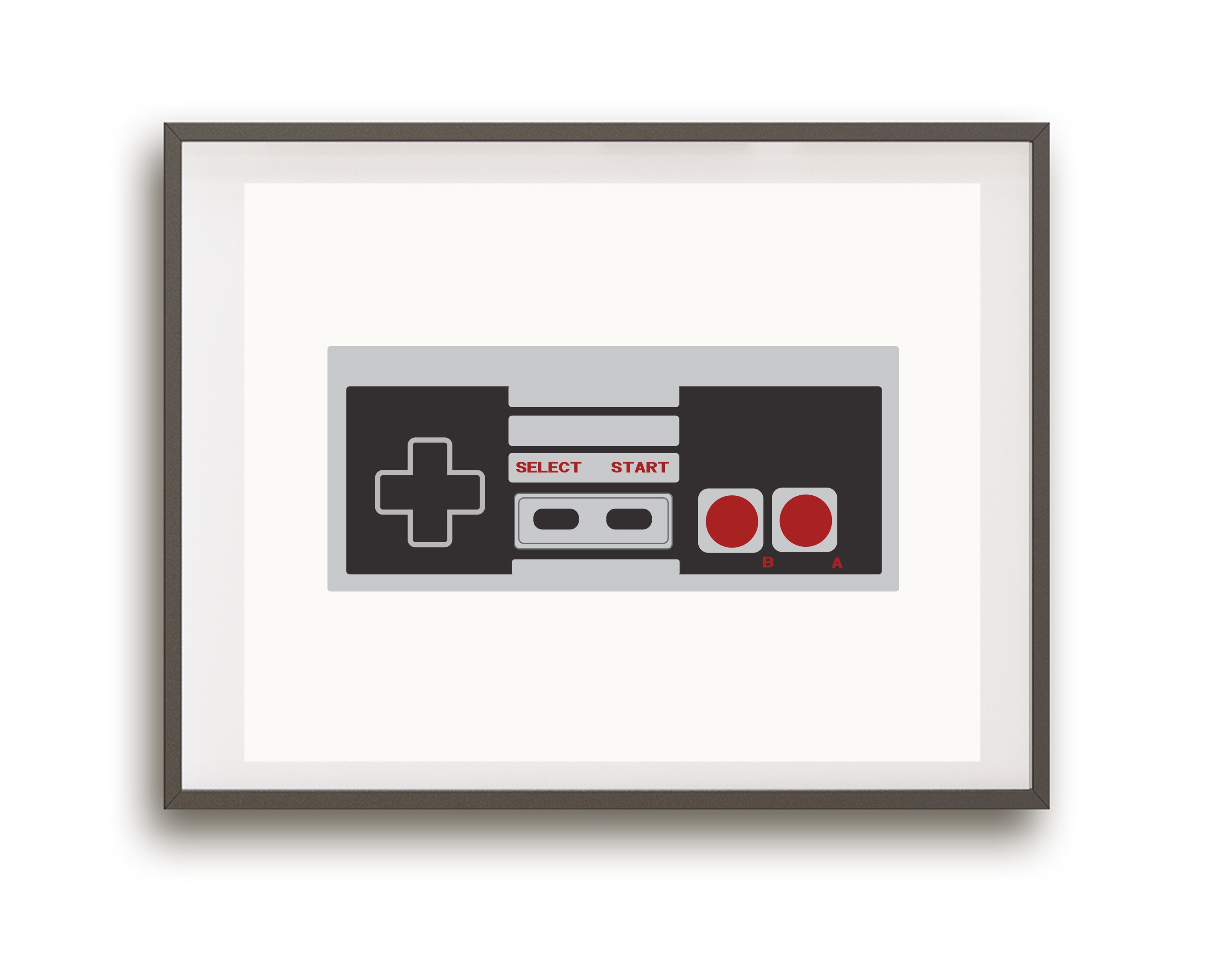 Video Game Art Retro Game Controller Gift for Gamers - Etsy