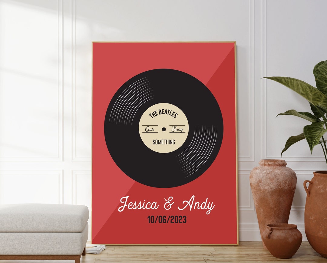 Custom Wedding Song Print Vinyl Record Print Personalized - Etsy