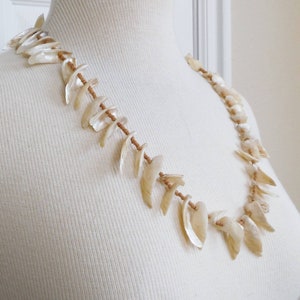 Natural Shell Necklace - Etsy