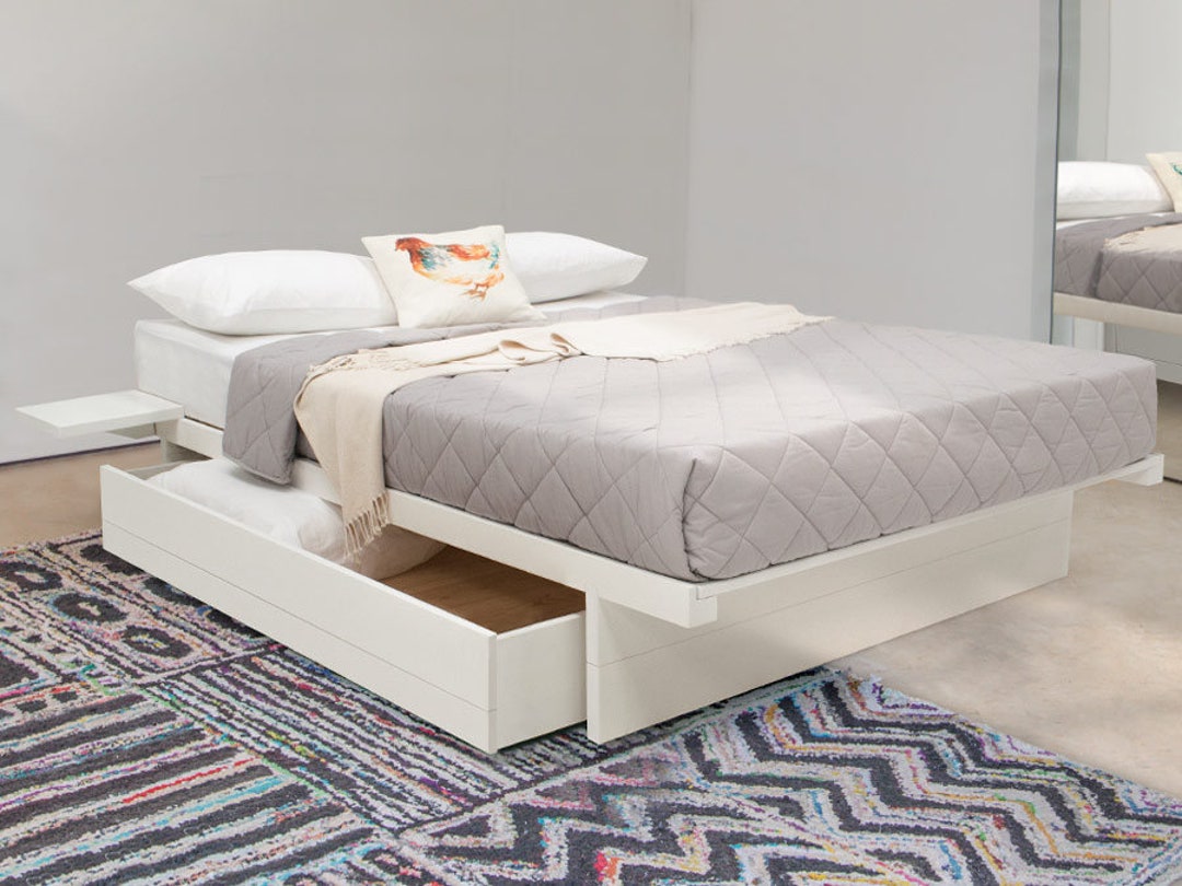 Full size bed without headboard store