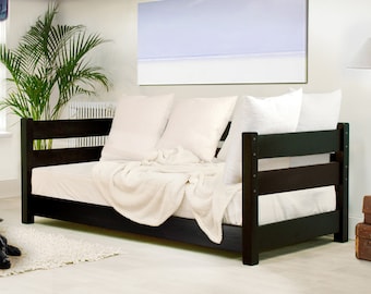 Low Modern Wooden Bed Frame by Get Laid Beds - Etsy