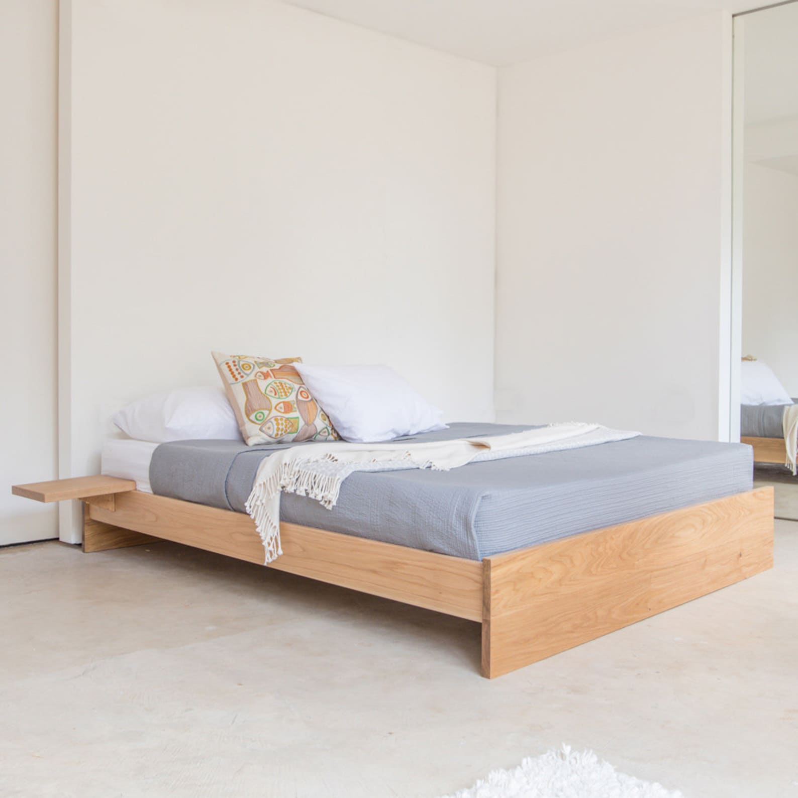 Enkel Platform Wooden Bed Frame no Headboard by Get Laid - Etsy Australia