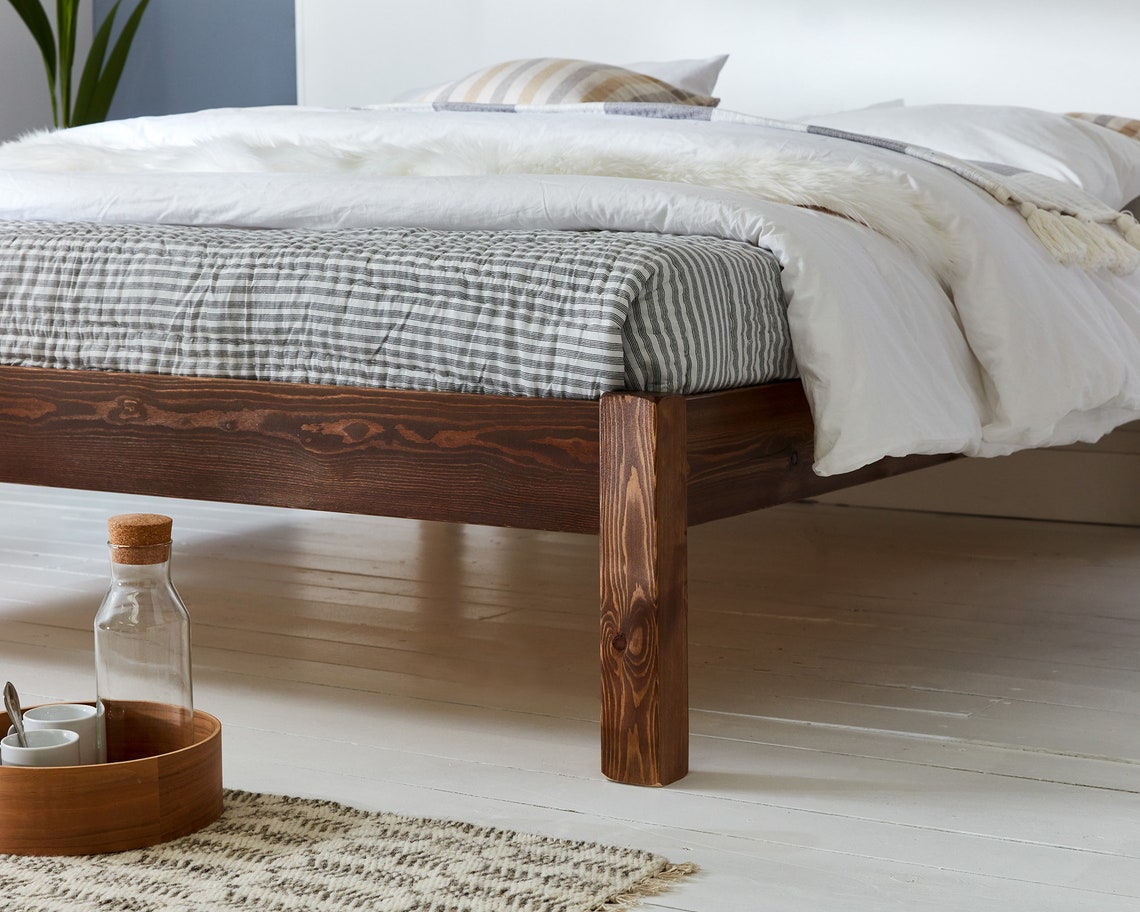 Platform Wooden Bed Frame by Get Laid Beds - Etsy