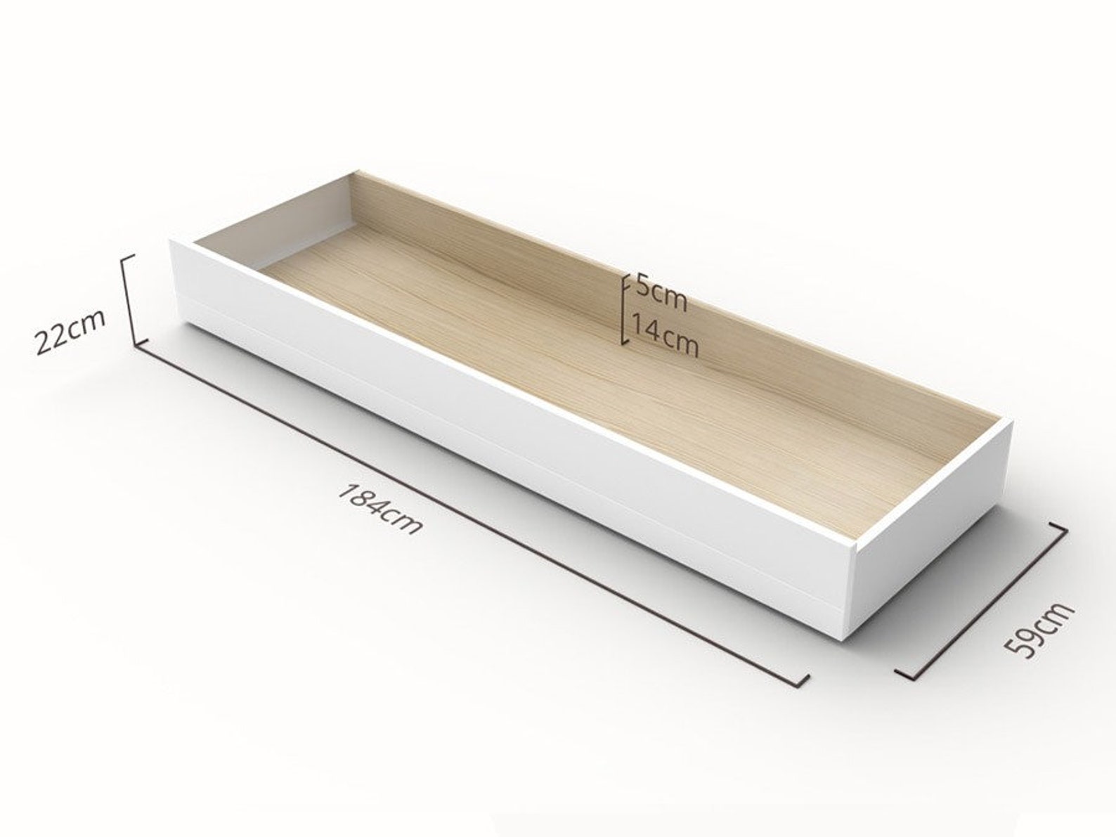 Modern Underbed Storage Box by Get Laid Beds - Etsy