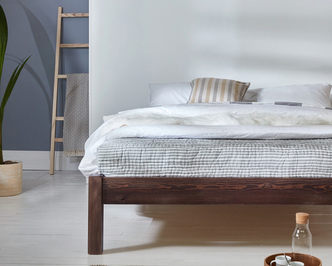 Platform Wooden Bed Frame by Get Laid Beds - Etsy