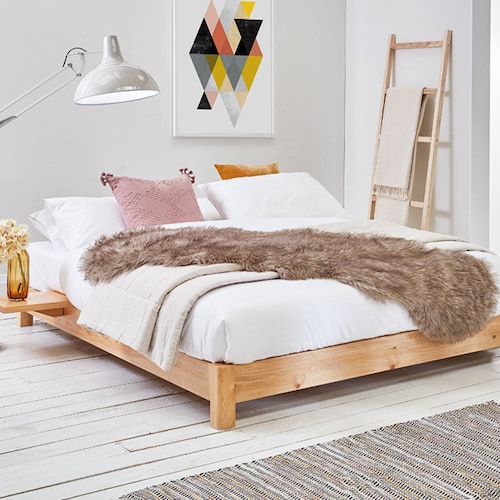 Low Loft Wooden Bed Frame by Get Laid Beds - Etsy