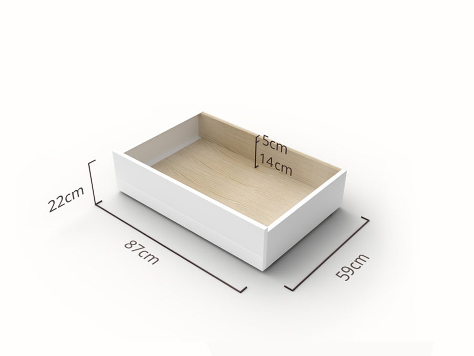 Modern Underbed Storage Box by Get Laid Beds - Etsy