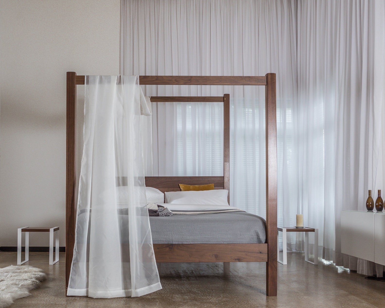 New Forest Four Poster Wooden Bed by Get Laid Beds | Etsy