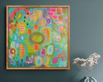 Bold Colorful Art - Etsy