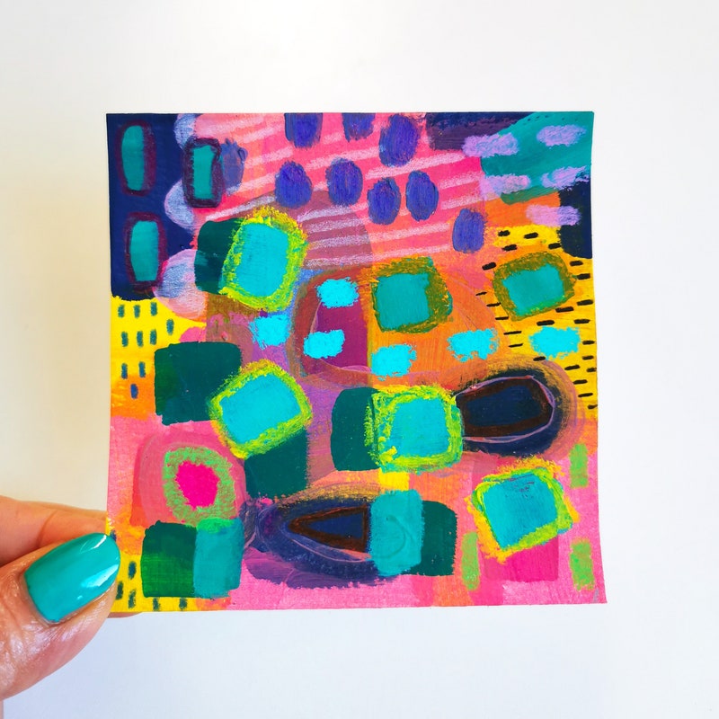 Small Abstract Art - Etsy