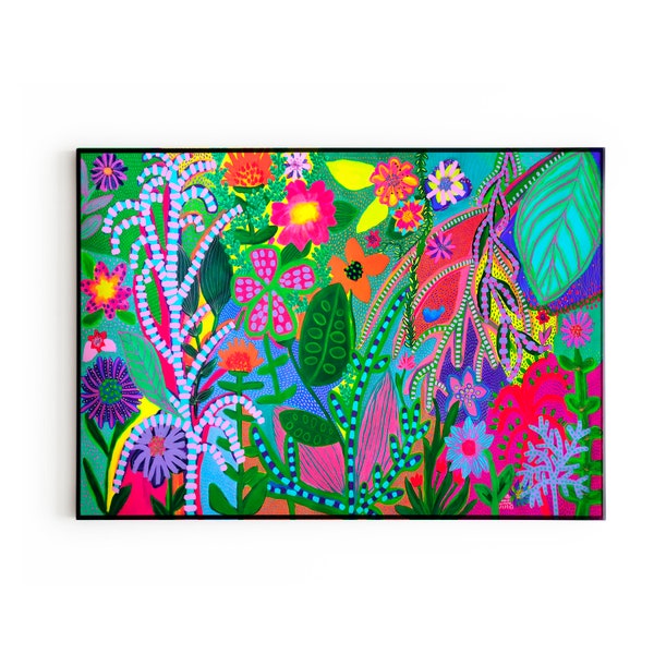 Bright Wall Art - Etsy