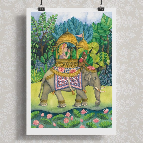Indian Elephant Art For Kids