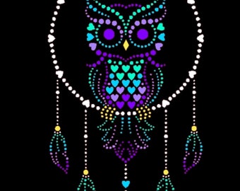 Owl motif | Etsy