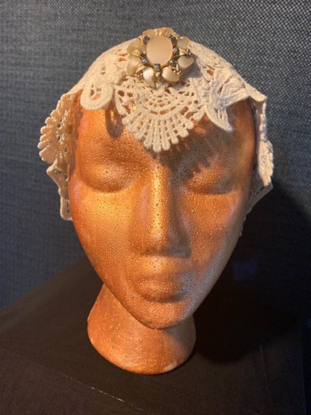 Vintage Lace Bridal Turban - Etsy