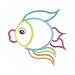 Fish Applique Instant Digital Download Stitch Design - 0139 - Etsy