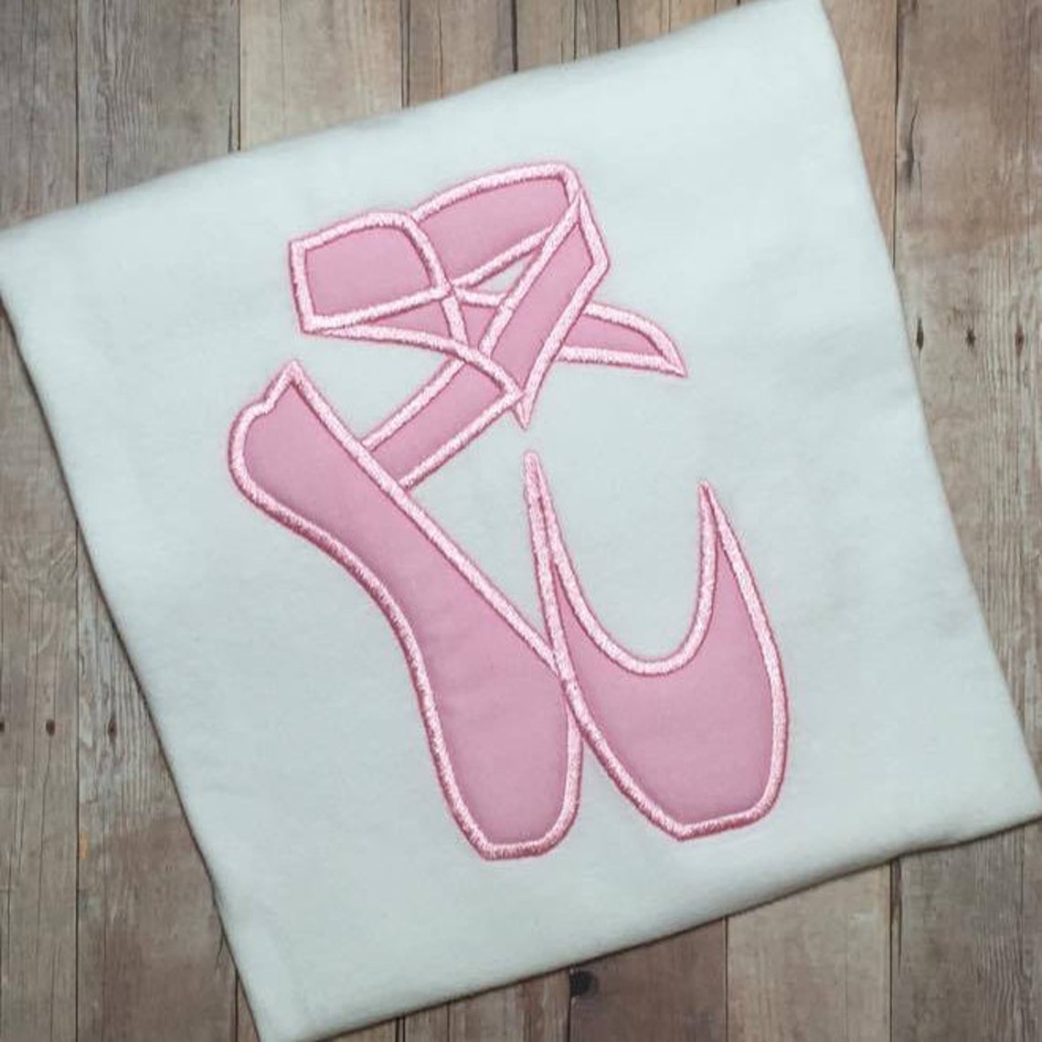 Ballet Slipper Dance Applique Embroidery Design Download | Etsy